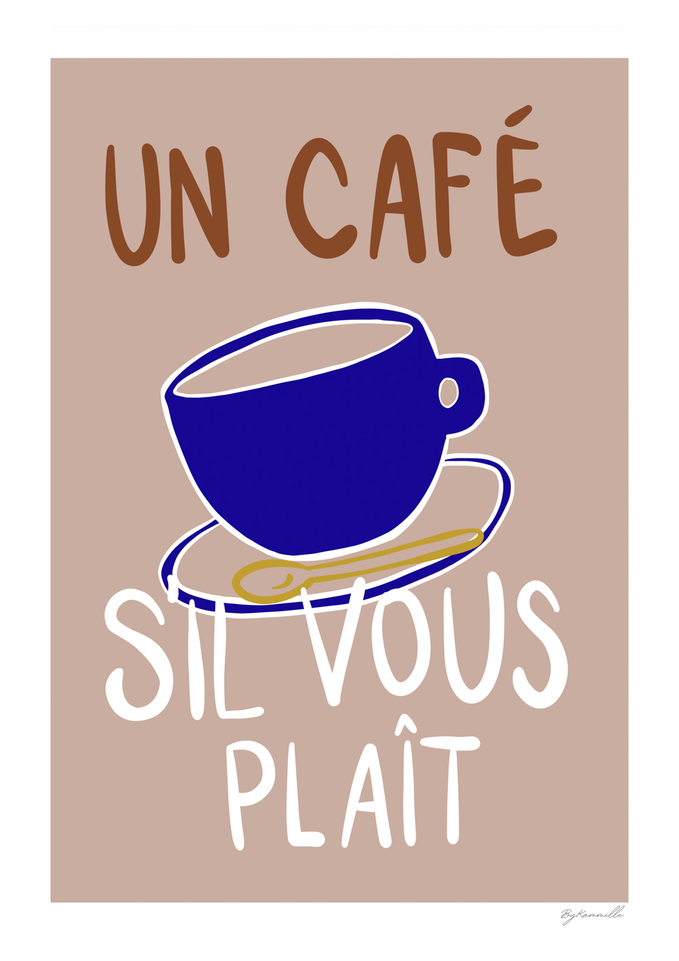 Un café s'il vous plaît • ByKammille • Kræss Butik København Un café s'il vous plaît • ByKammille • Kræss Butik København